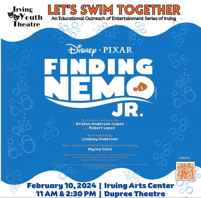 Disney Finding Nemo Jr Presented by Irving Youth Theatre (Entertainment ...
