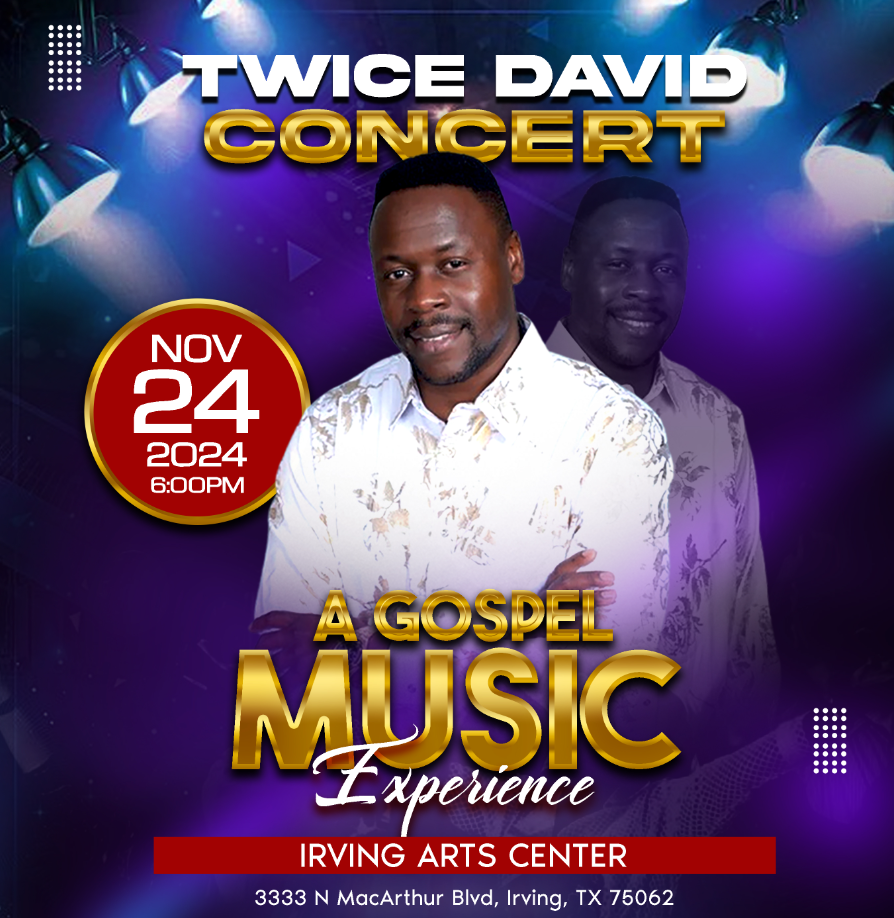 Twice David in Concert, A Gospel Experience – Irving Arts Center
